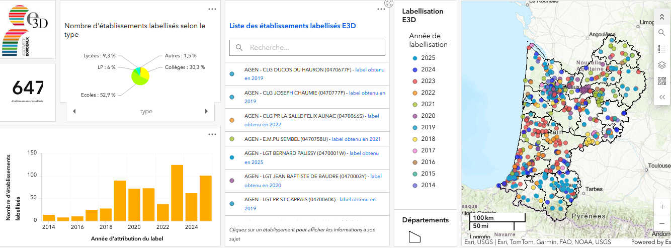 La labellisation E3D | Académie de Bordeaux