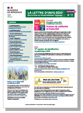 Les lettres d’information EDD | Académie de Bordeaux